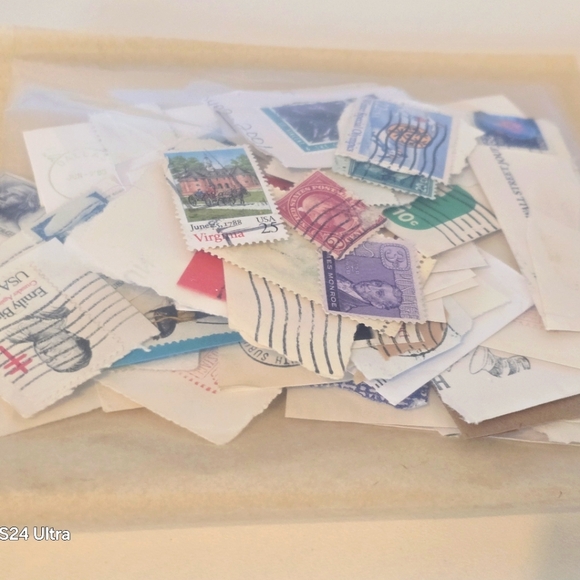 Art | Vintage Assorted Postage Stamps | Poshmark